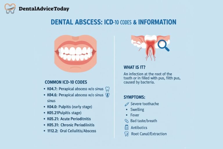 ICD-10 Codes for Dental Abscess - Dental Advice Today